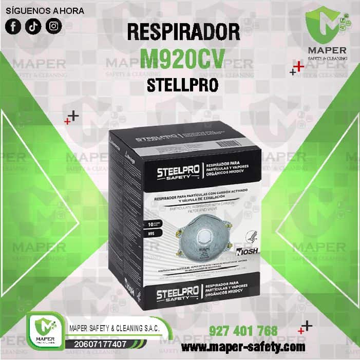Respirador M920CV STELLPRO – MaperSafetyTienda